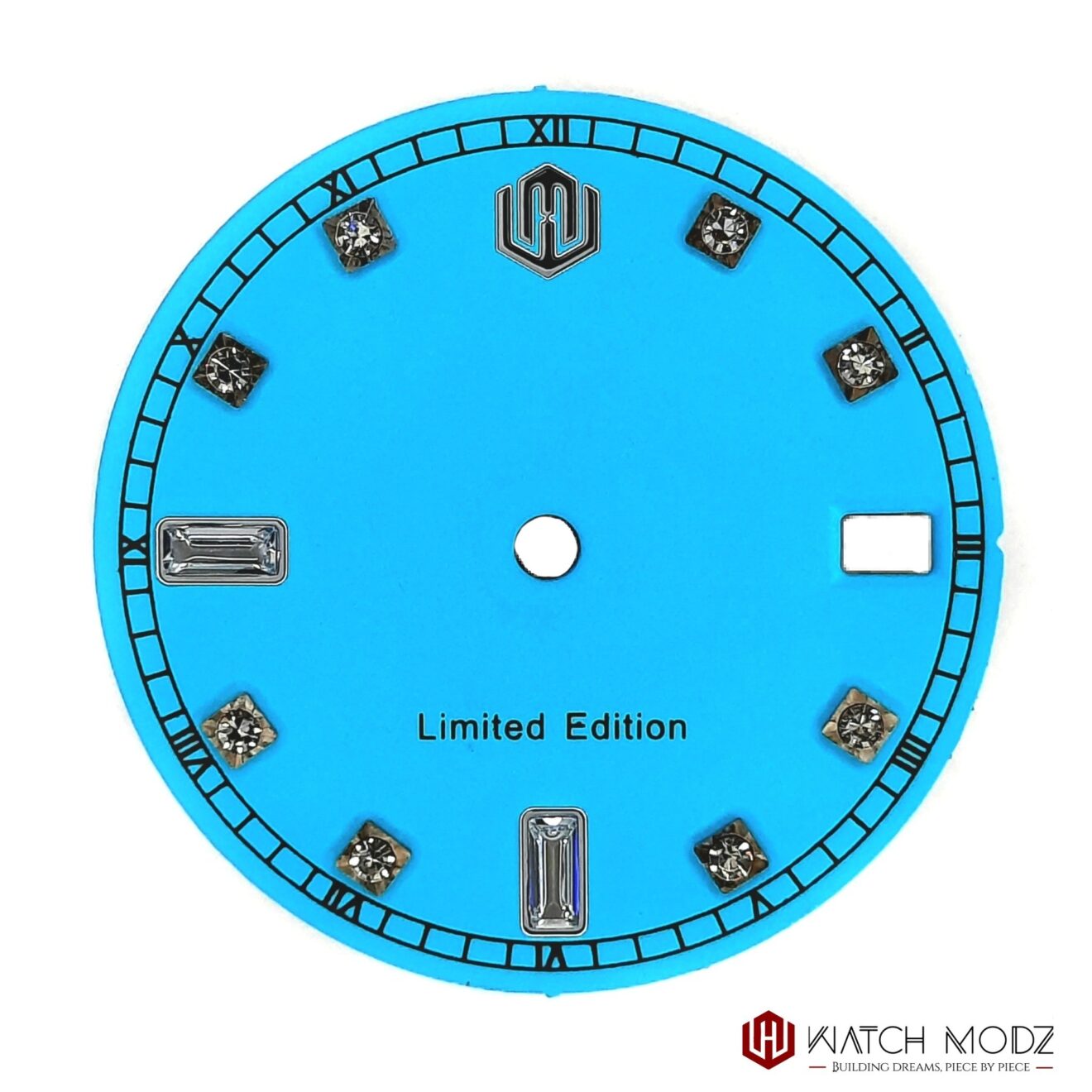 NH35 Tiffany Blue Swarovski Dial - Seiko Mods - Watch-Modz