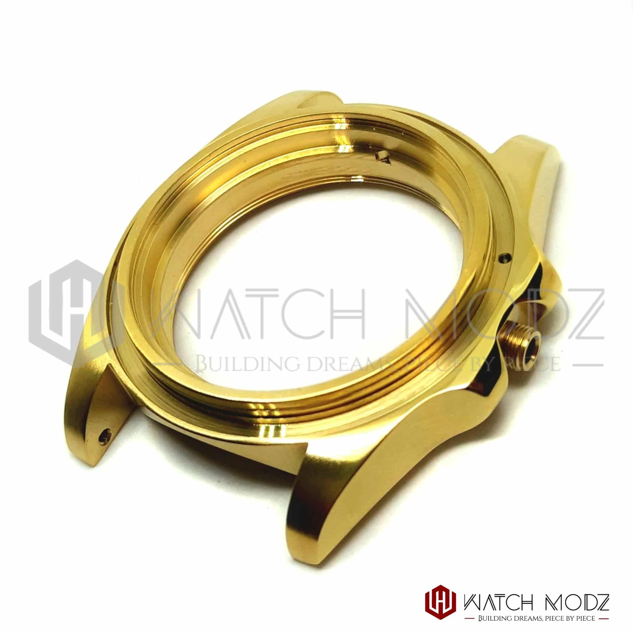 Gold Sub Conversion Case For SKX007 - Watch-Modz