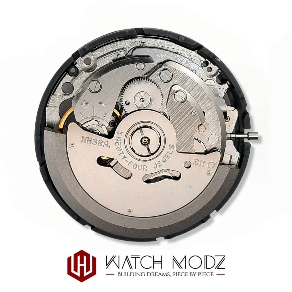 NH35 Movement: Black 6:00 Date - Watch-Modz